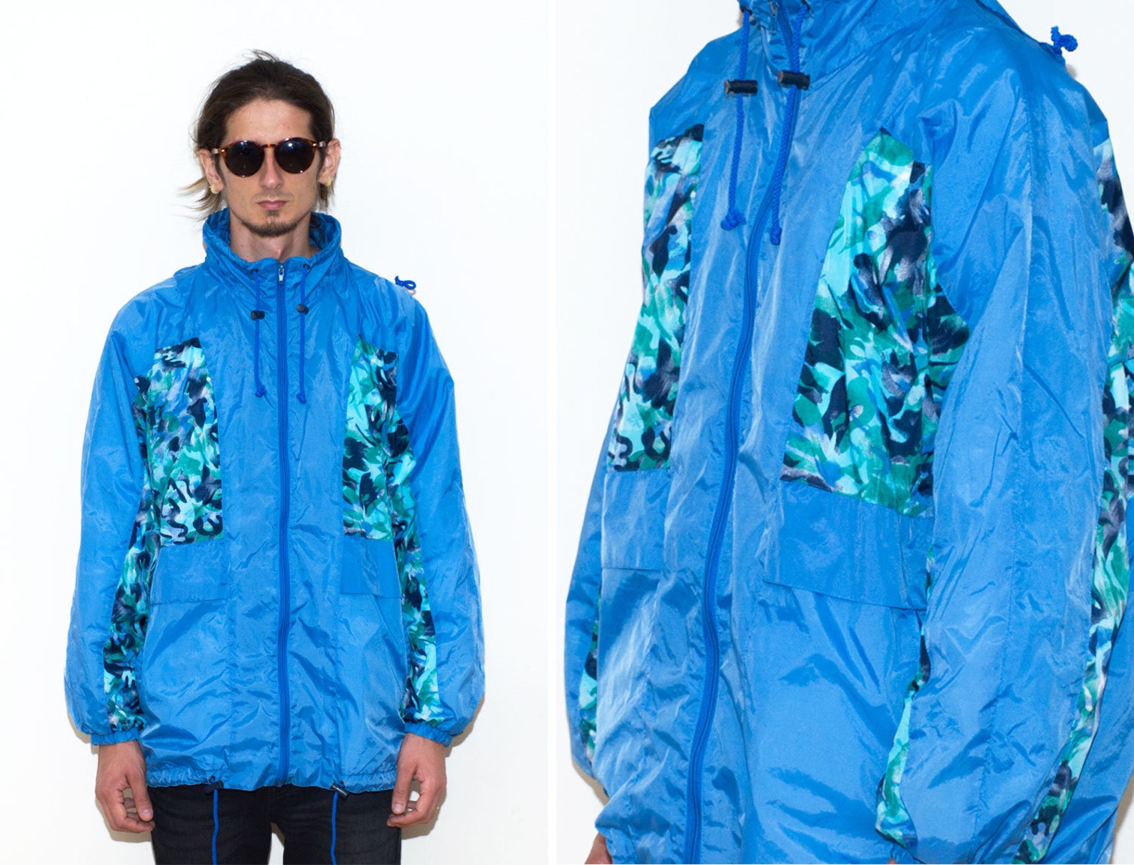 Vintage Waterproof Rain Jacket From 90s/ Marcel Clair Windbreaker ...