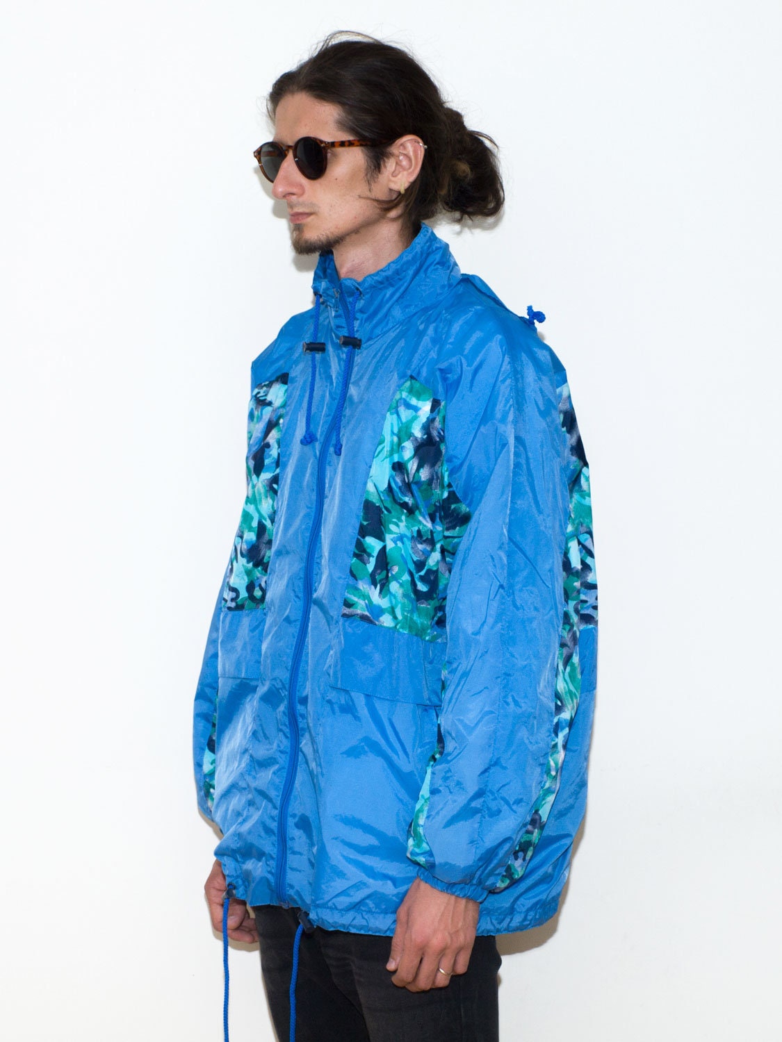 Vintage Waterproof Rain Jacket From 90s/ Marcel Clair Windbreaker ...