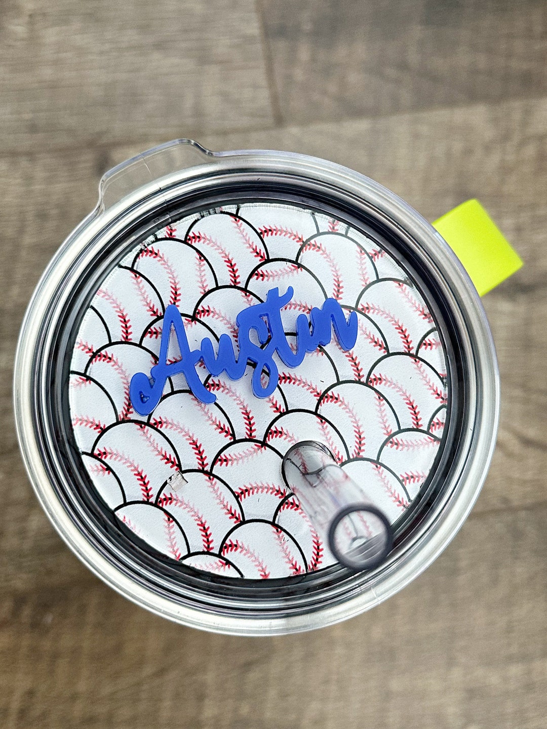 Baseball Name Plate for Your Yeti 35oz Personalized Gift for Her Gift ...