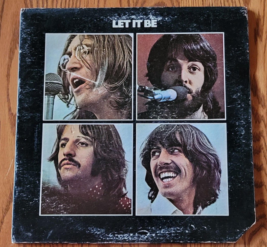 Vintage the Beatles - "let It Be" - 1970 Apple Records Album - Etsy
