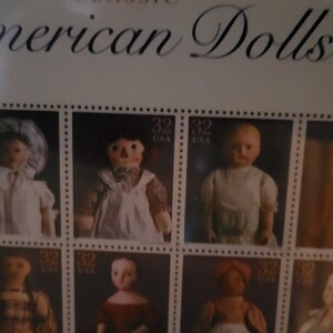 1997 USPS Stamps for Collectors classic American Dolls Series Sheet of ...