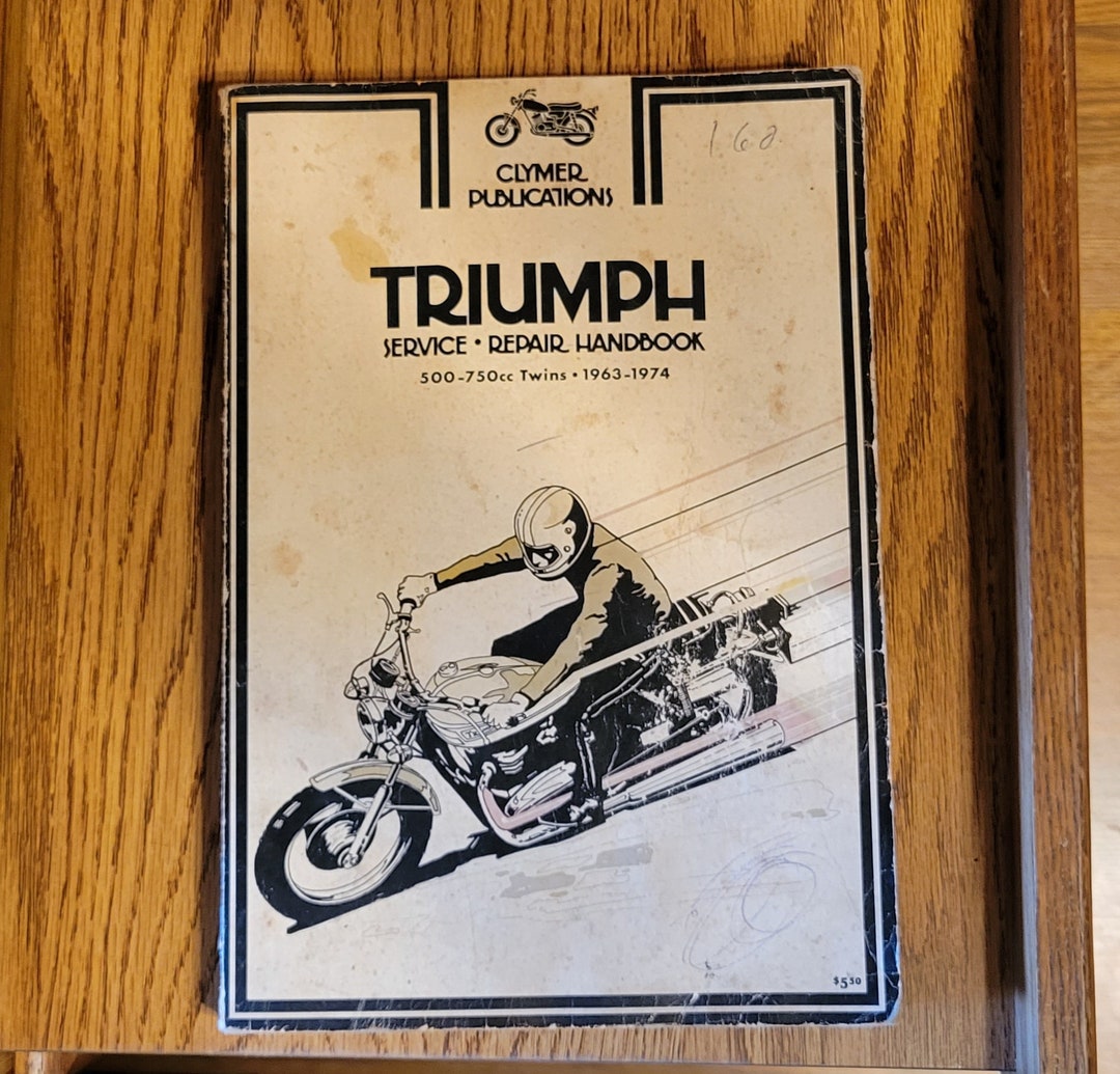 Clymer Publications triumph Service Repair Handbook 500-750cc Twins ...