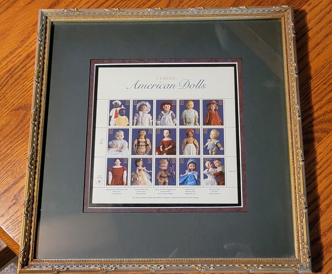 1997 USPS Stamps for Collectors classic American Dolls Series Sheet of ...