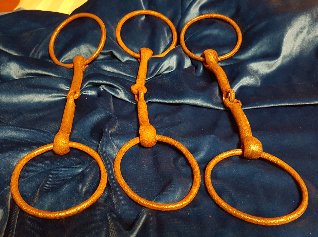 Three 1940s Workhorse Snaffle Bits for Hanging or Use in Other Displays ...