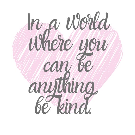 Kind Heart 8x8 Printable - Etsy