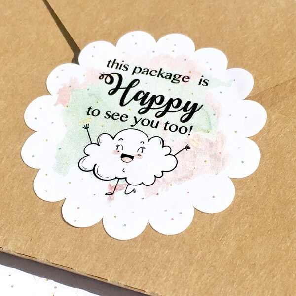 Scalloped Labels - Etsy