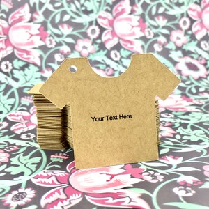 Tshirt Tags, Shirt Tags, Cardstock Tags, Shirt Shaped Tags, Kraft Tags ...