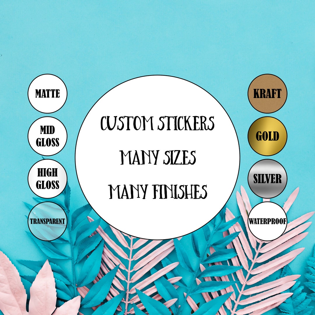 Custom Stickers,custom Labels, Printed Stickers, Round Labels ...