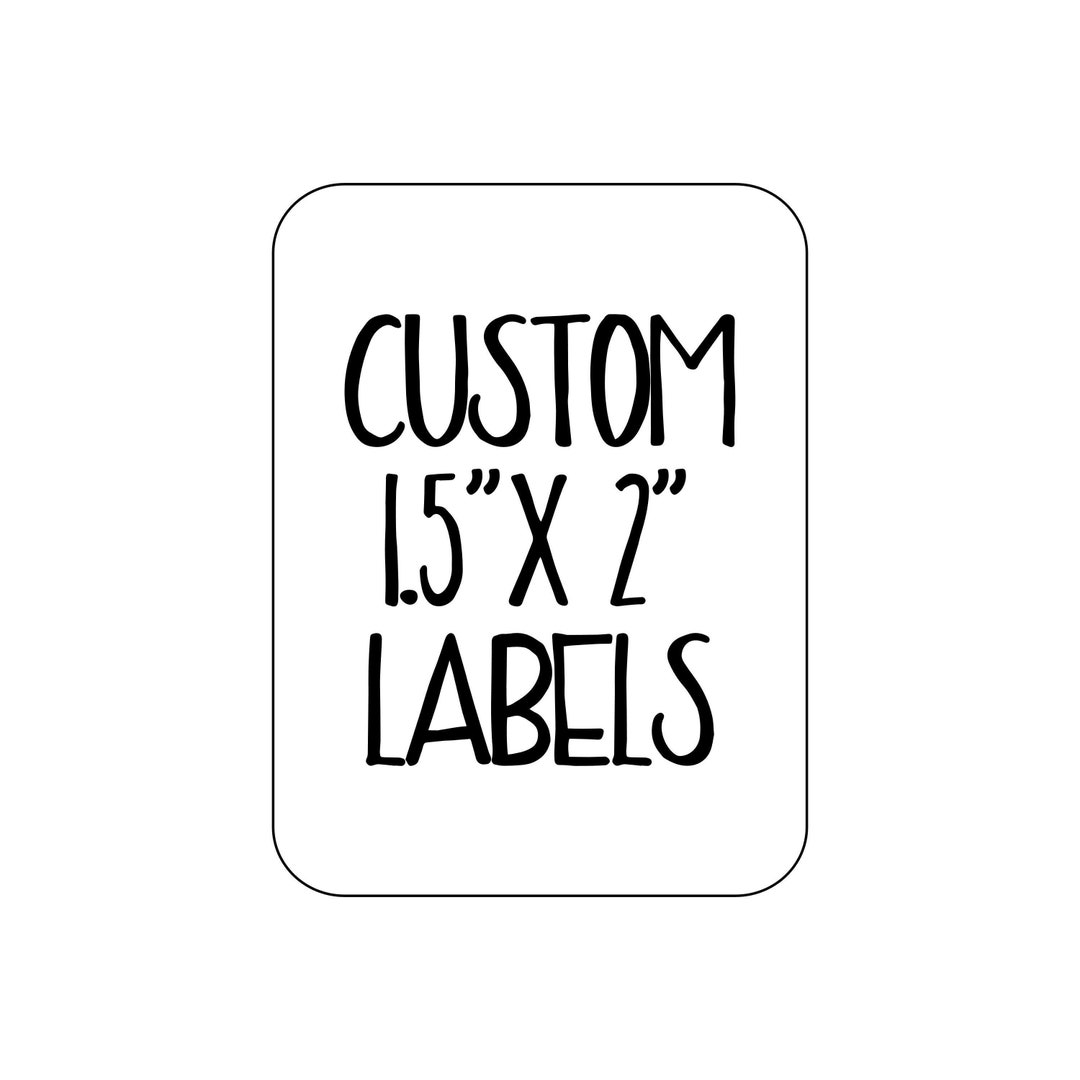 Custom 1.5"x2" Labels, Cosmetic Labels, Fragrance Labels, Wax Melt ...