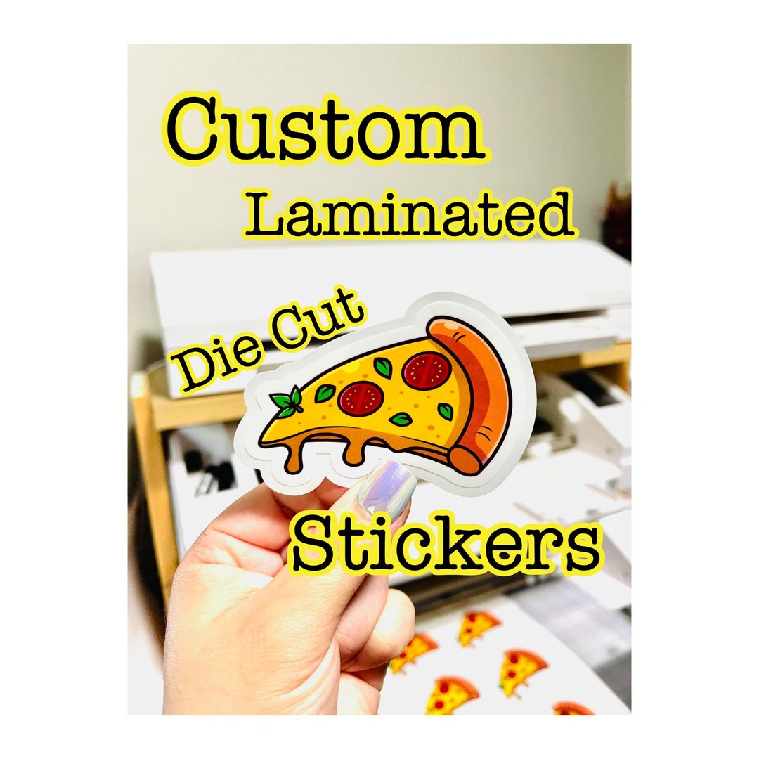 Custom Laminated Die Cut Stickers Waterproof Stickers for - Etsy