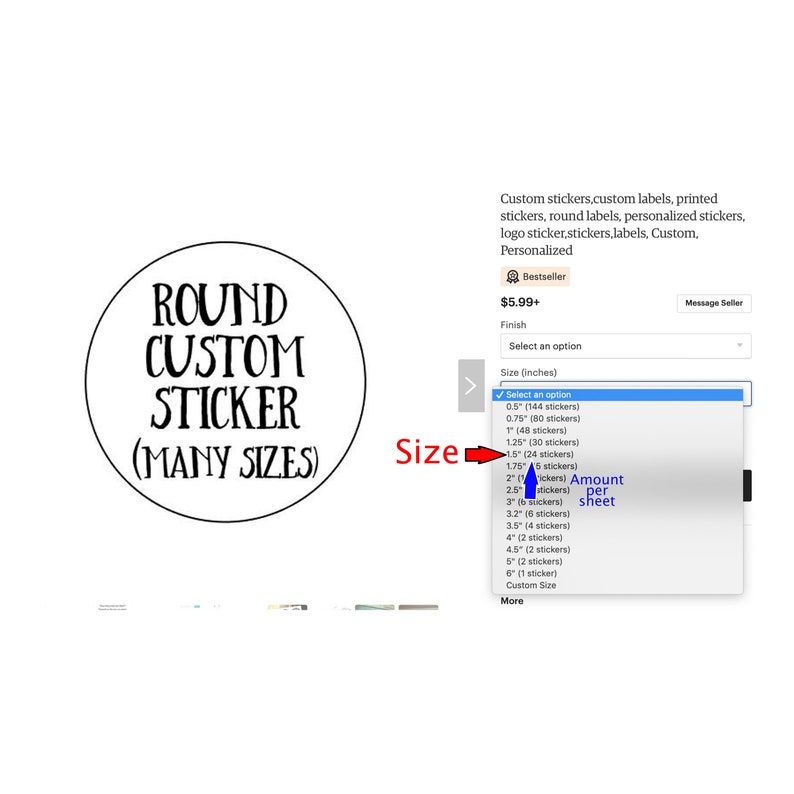 Custom Logo Stickers for Small Business Custom Party - Etsy Israel