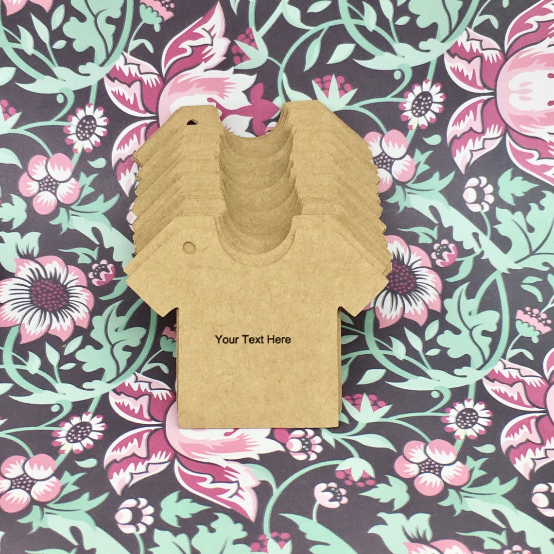 Kraft Brown Cardstock Tshirt Tags, Custom Clothing Price Tags, Set of ...