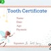 Tooth Fairy Certificate- Printable - DIY, Lost Tooth Card, Tooth Fairy ...