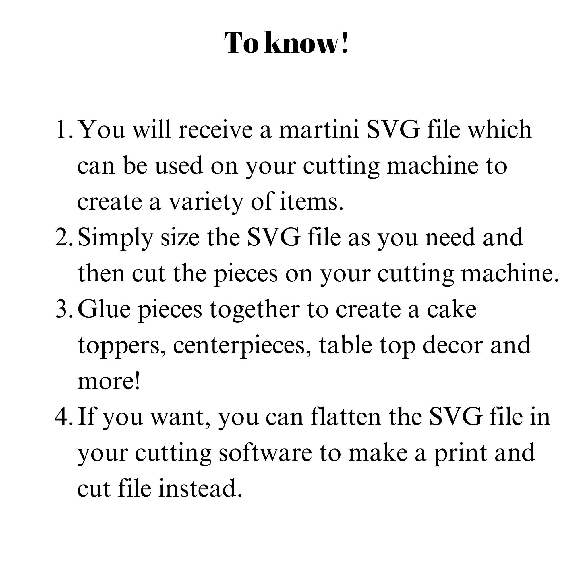 Martini With Olives SVG, Martini Cake Topper, Alcoholic Beverage ...