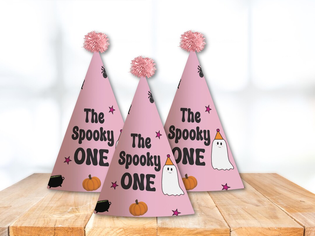 The Spooky One Printable Party Hat | Bday Party |birthday Hat | Print ...