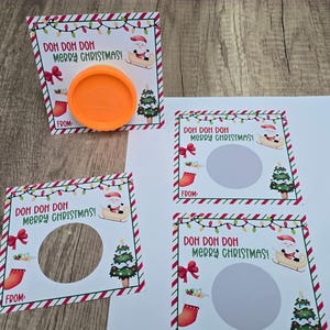Play Dough Gift Tag | Christmas Favor Tag | Party Favor | School ...