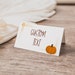 Printable and Editable Pumpkin Place Cards - Customize, DIY, Halloween ...