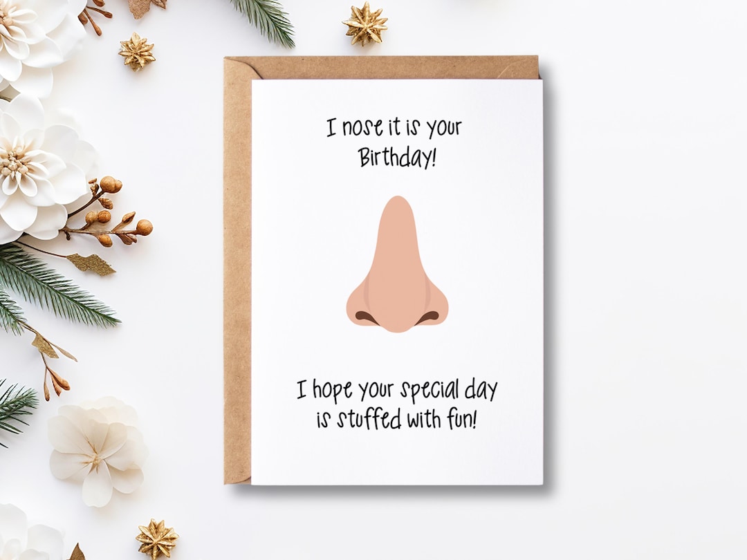 Printable Birthday Card for ENT | Ear Nose Throat Doctor | Funny ...