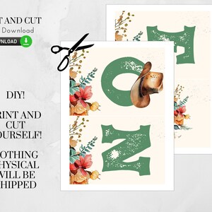 Editable and Printable Boho Rodeo Party Package - DIY First Rodeo Party ...