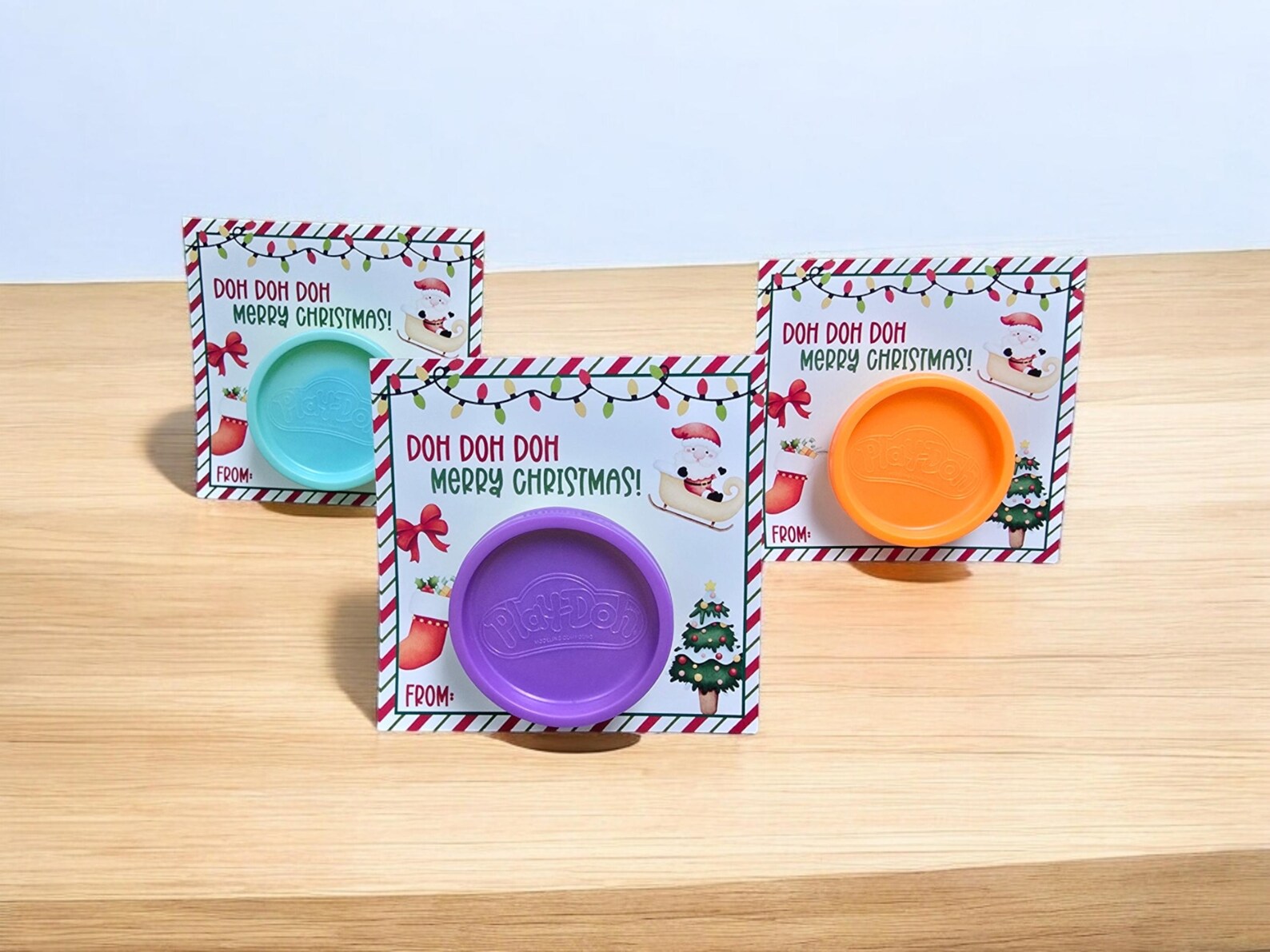 Play Dough Gift Tag | Christmas Favor Tag | Party Favor | School ...