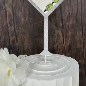 Martini With Olives SVG, Martini Cake Topper, Alcoholic Beverage ...