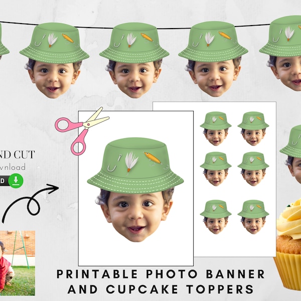 Fishing Cake Topper - Etsy