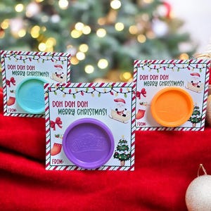 Play Dough Gift Tag | Christmas Favor Tag | Party Favor | School ...