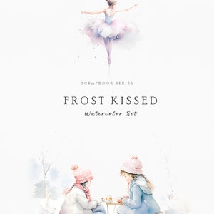 Watercolor Christmas Clipart Collection – Winter Pastel Holiday ...