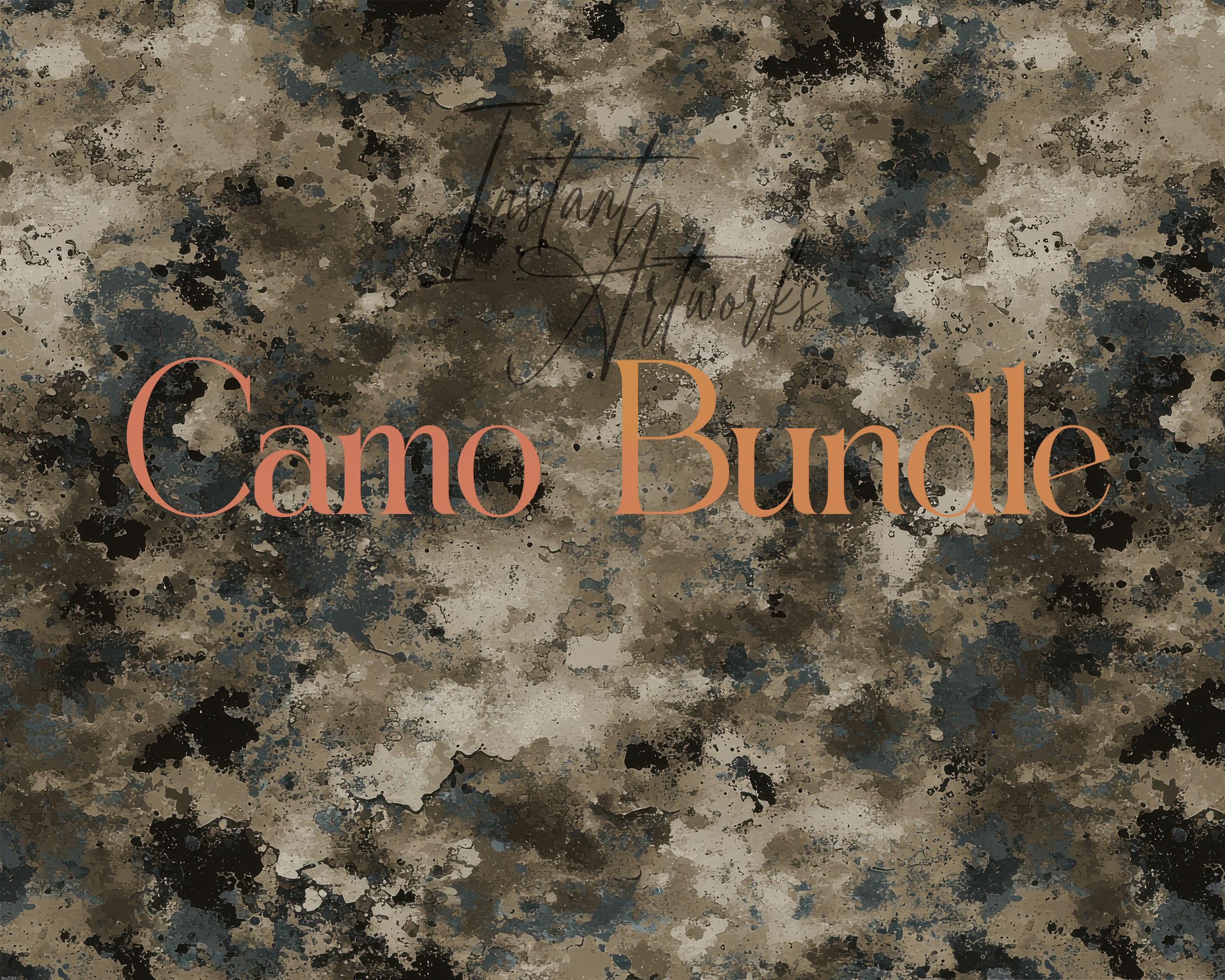 42 Seamless Camouflage Digital Paper Patterns for 3D Character Textures ...