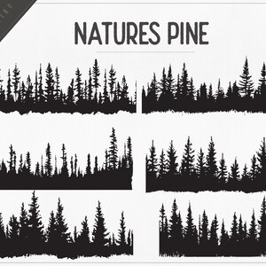 Forest Svg Bundle, Pine Trees Svg, Pine Forest Svg, Tree Svg, Tree ...