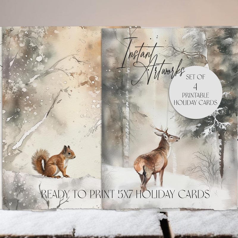 Rustic Holiday Cards - Etsy