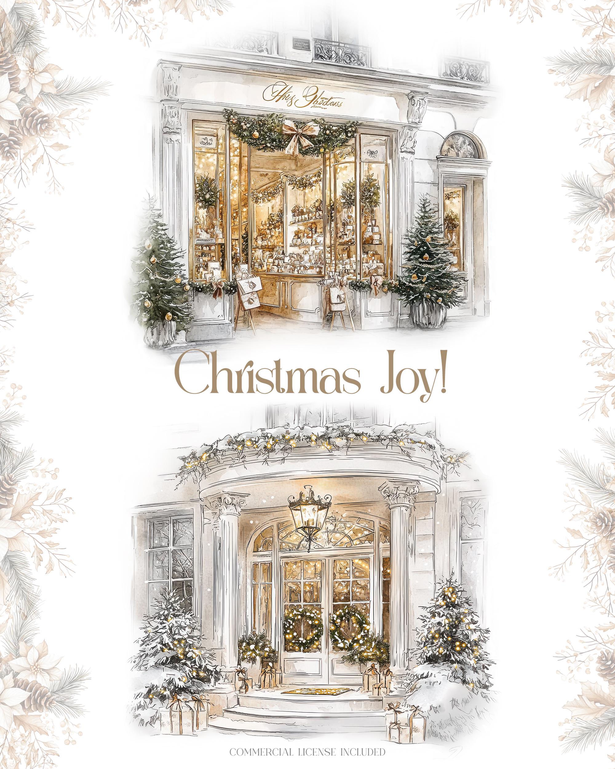 Christmas Clipart Collection – Festive Pngs for DIY Crafts, Holiday ...