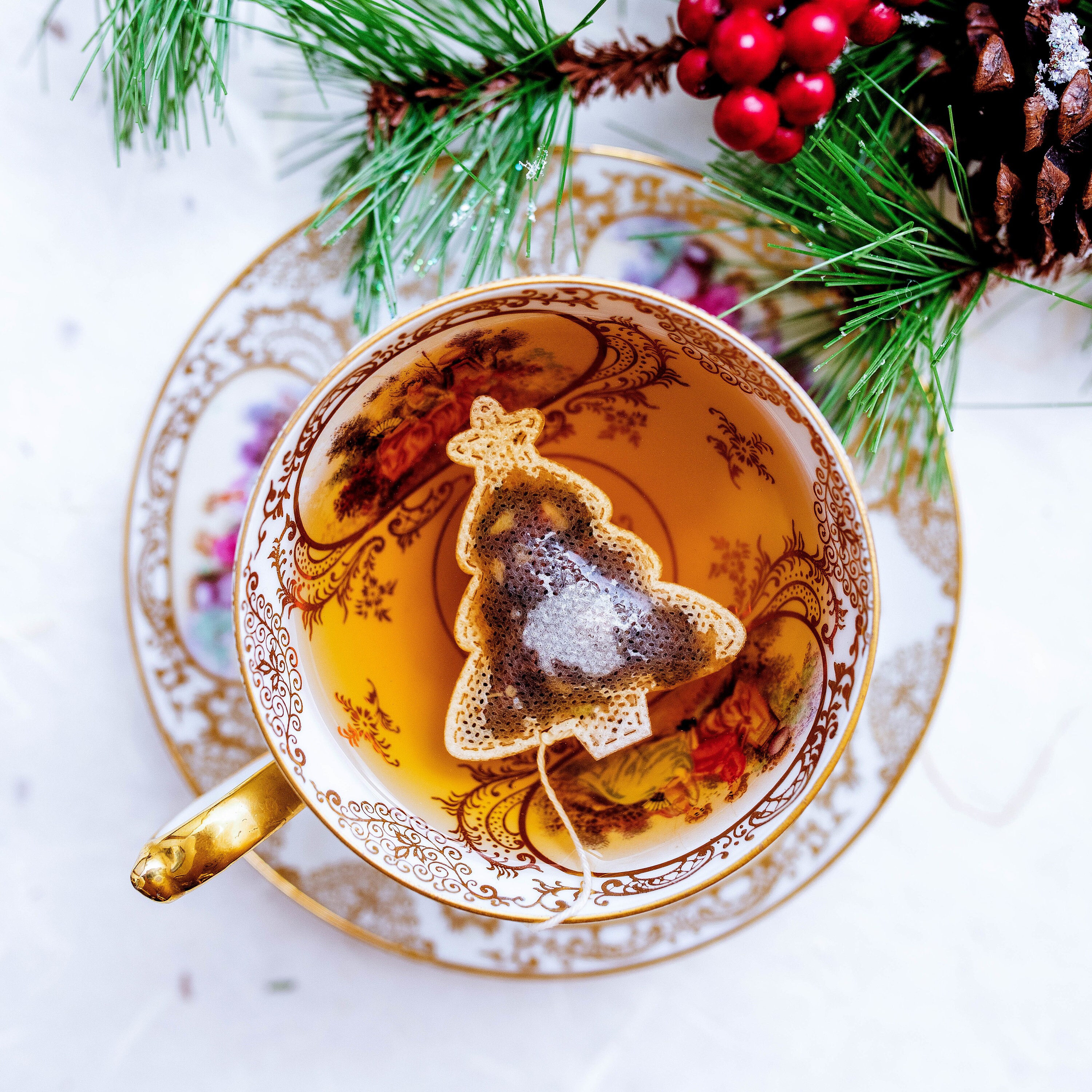 15 Christmas Tree Shaped Tea Bag Box for Stocking Stuffers or - Etsy