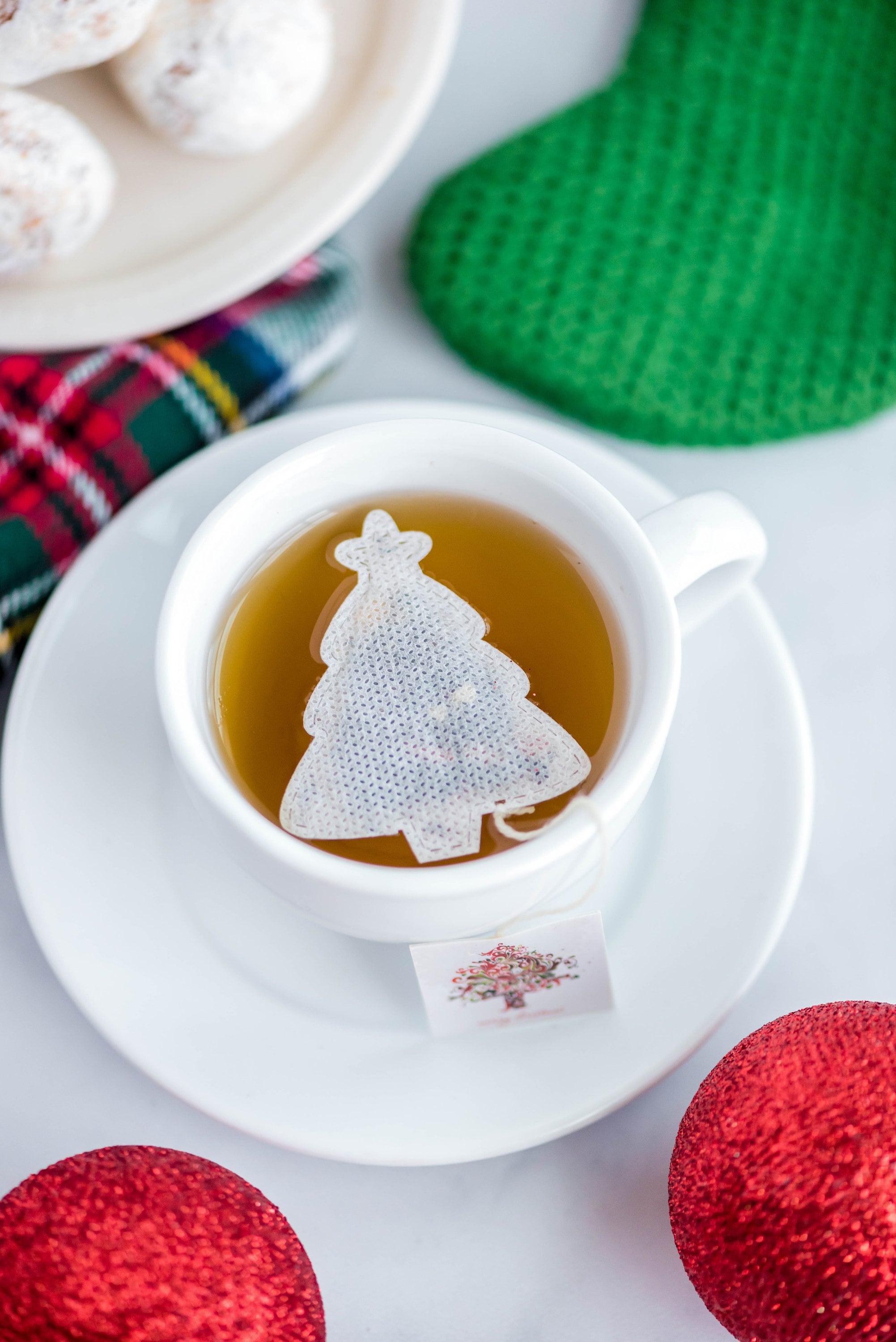 5 Christmas Tree Shaped Tea Bags for Hostess Thank You Gift or ...