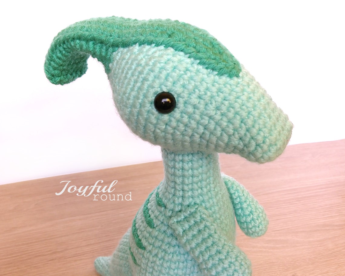 Amigurumi Dinosaur Parasaurolophus Crochet Pattern PDF - Etsy
