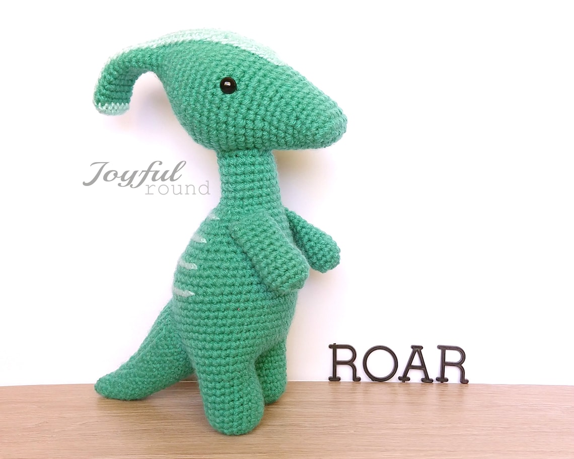 Amigurumi Dinosaur Parasaurolophus Crochet Pattern PDF - Etsy