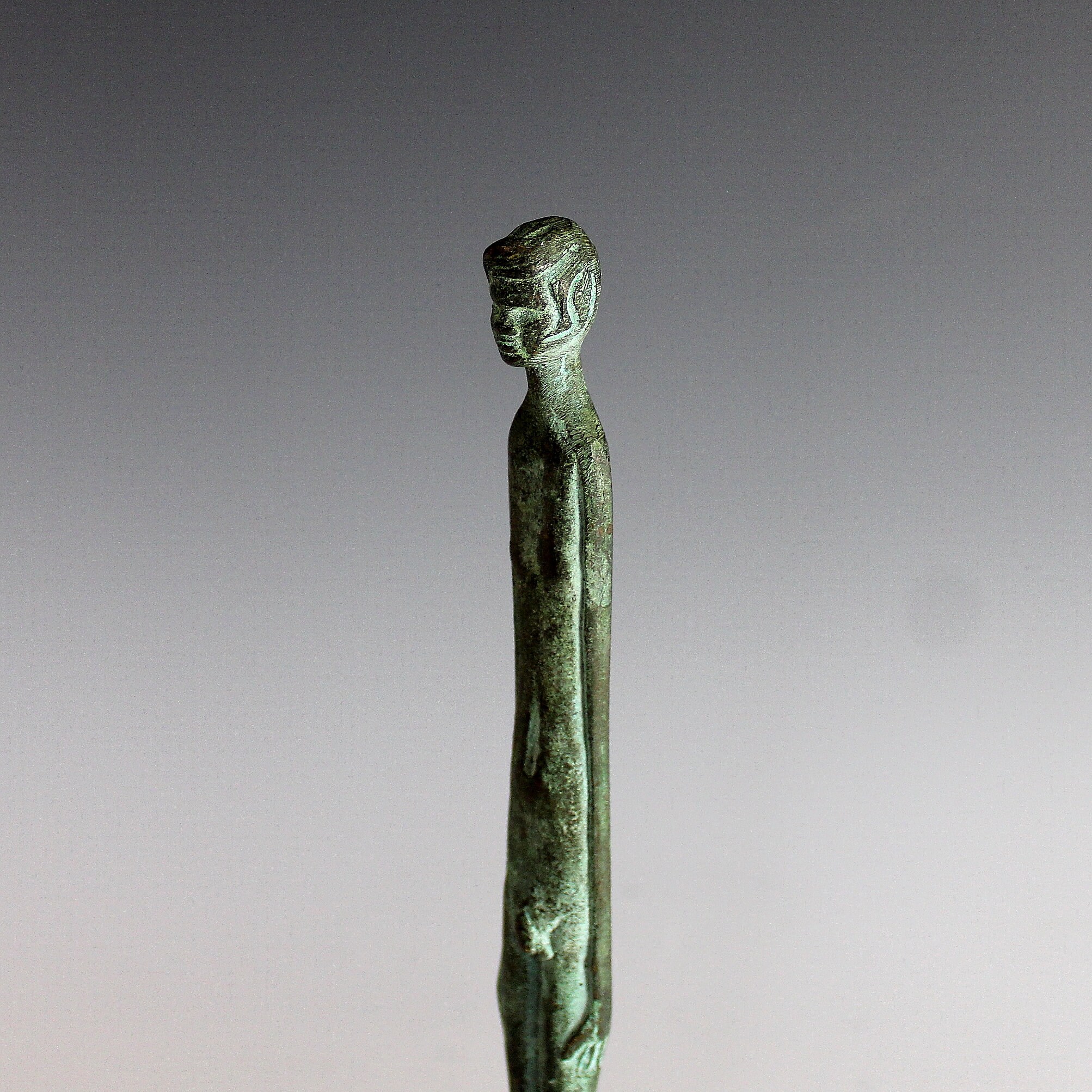 Bronze Patinated Etruscan Figure - Etsy
