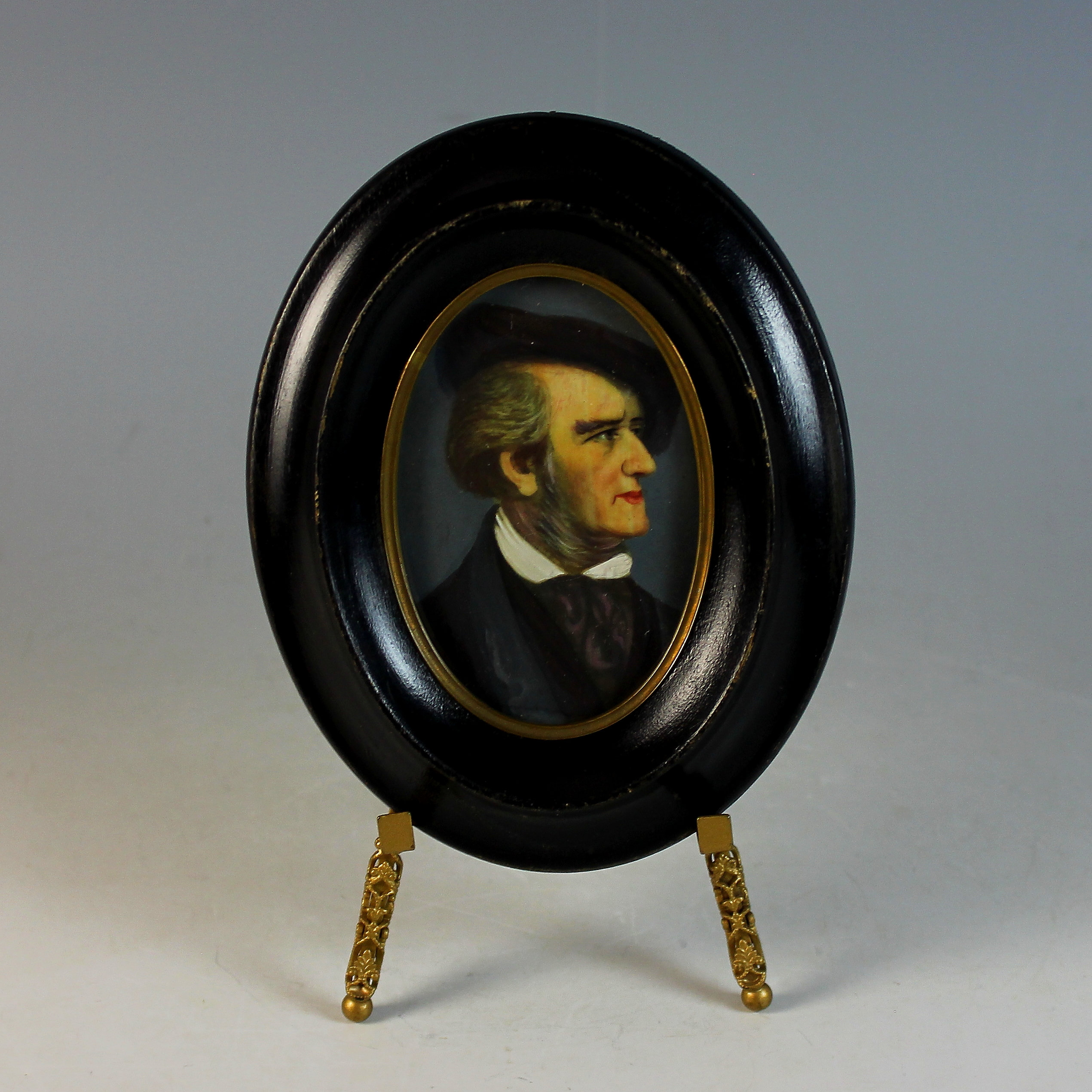 Antique Miniature Hand Painted Portrait of a Gentleman - Etsy