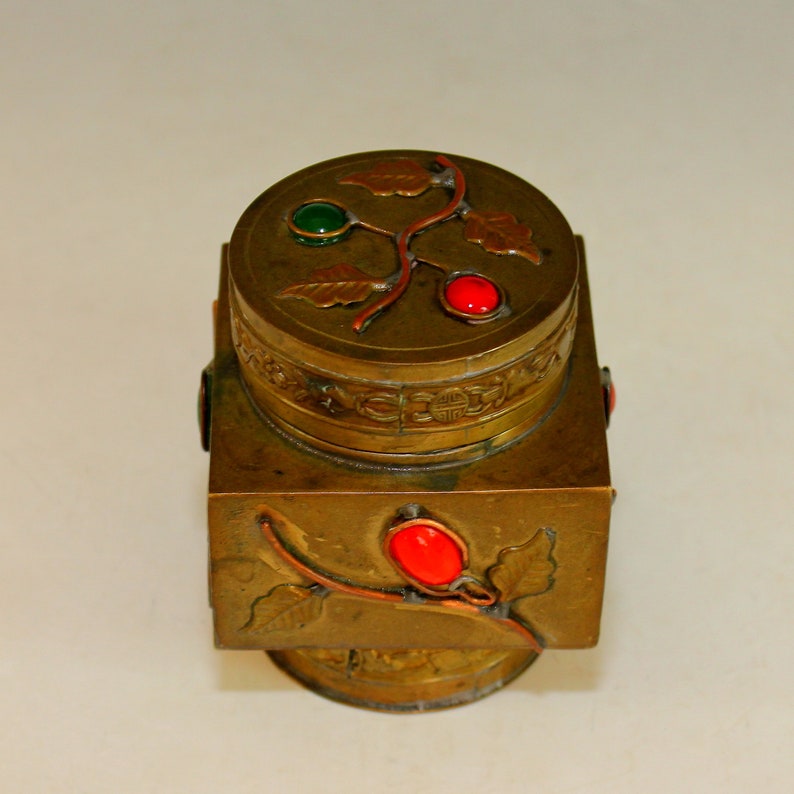 Chinese Lidded Box Container - Etsy