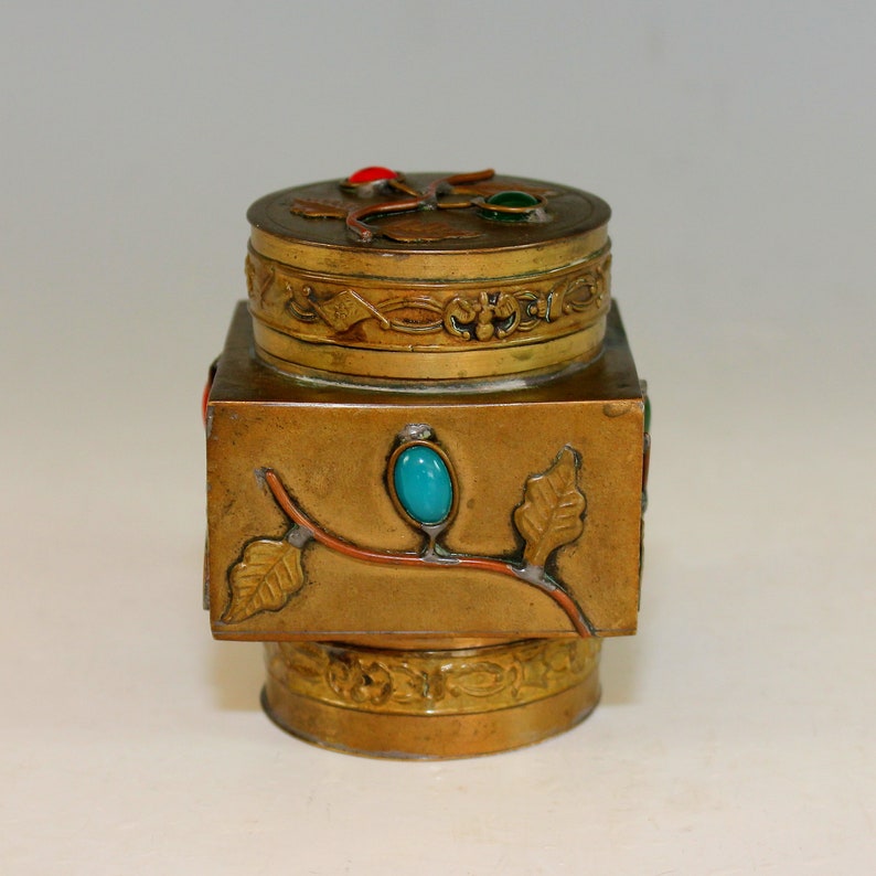 Chinese Lidded Box Container - Etsy