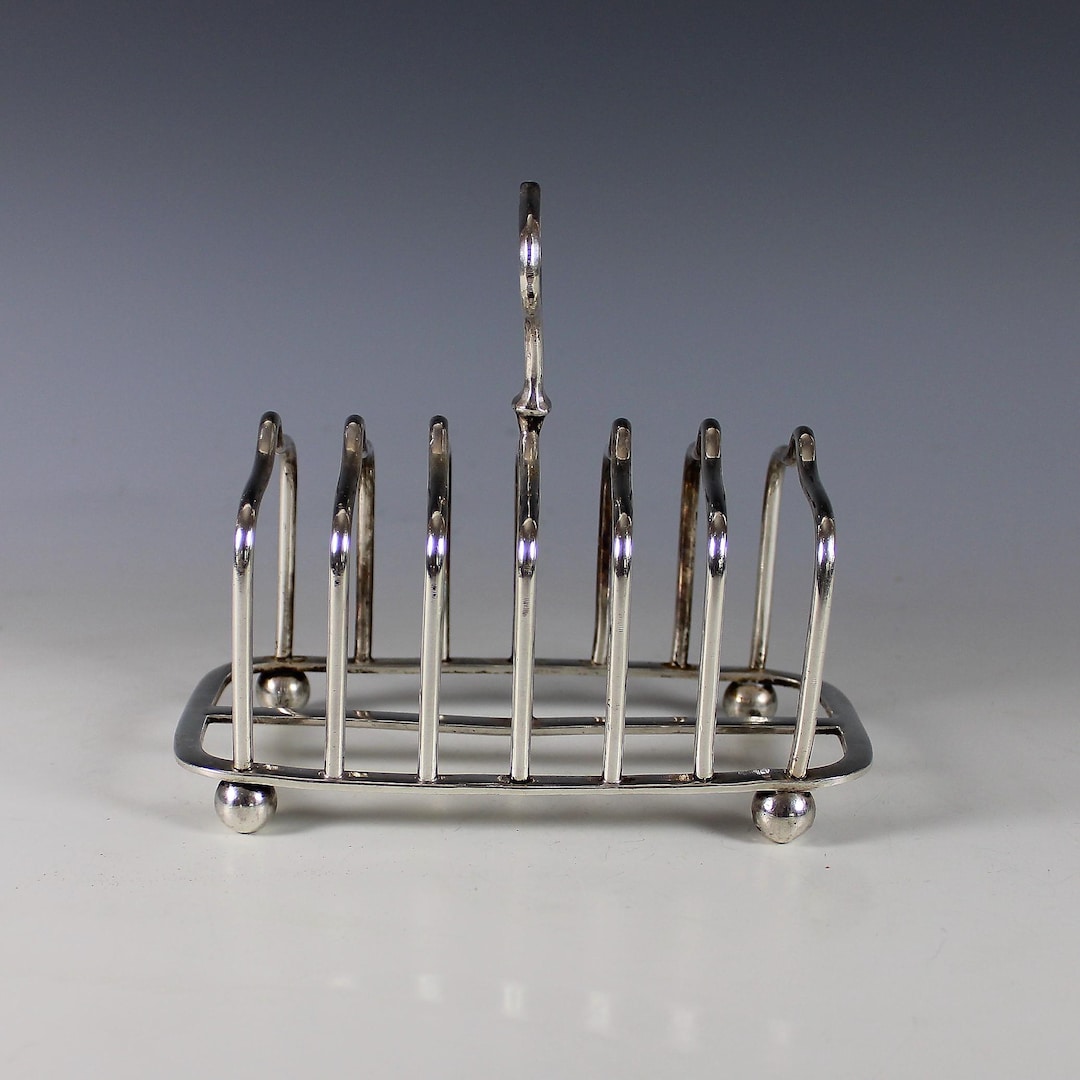 Silverplated Toast Rack Letter Holder Six Slots - Etsy