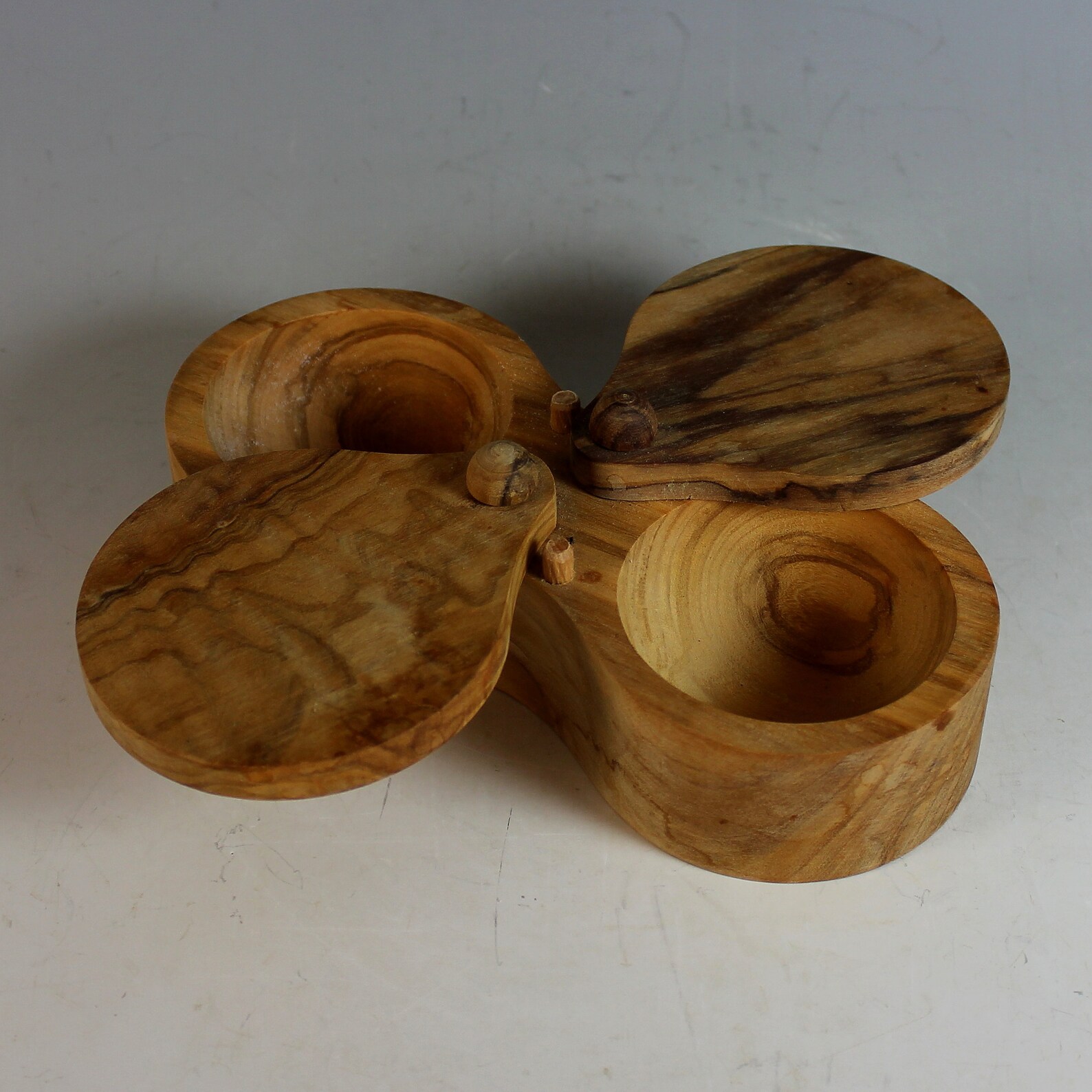 Handmade Olive Wood Condiment Set by Lester Kish - Etsy