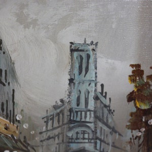 Painting by French Artist Jacques Marchand Parisian Street View (1932 ...