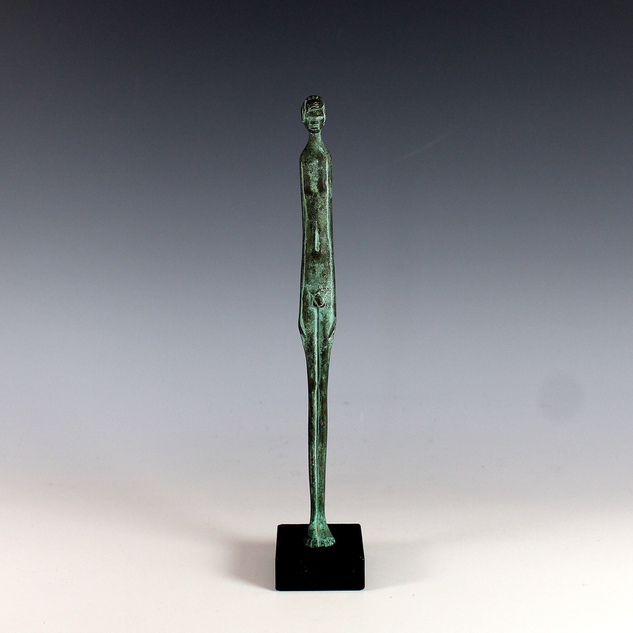 Bronze Patinated Etruscan Figure - Etsy