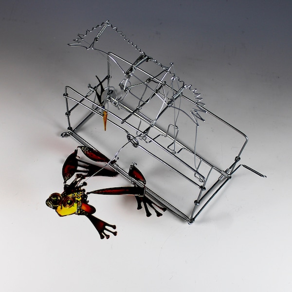 Frog Wire Sculpture - Etsy