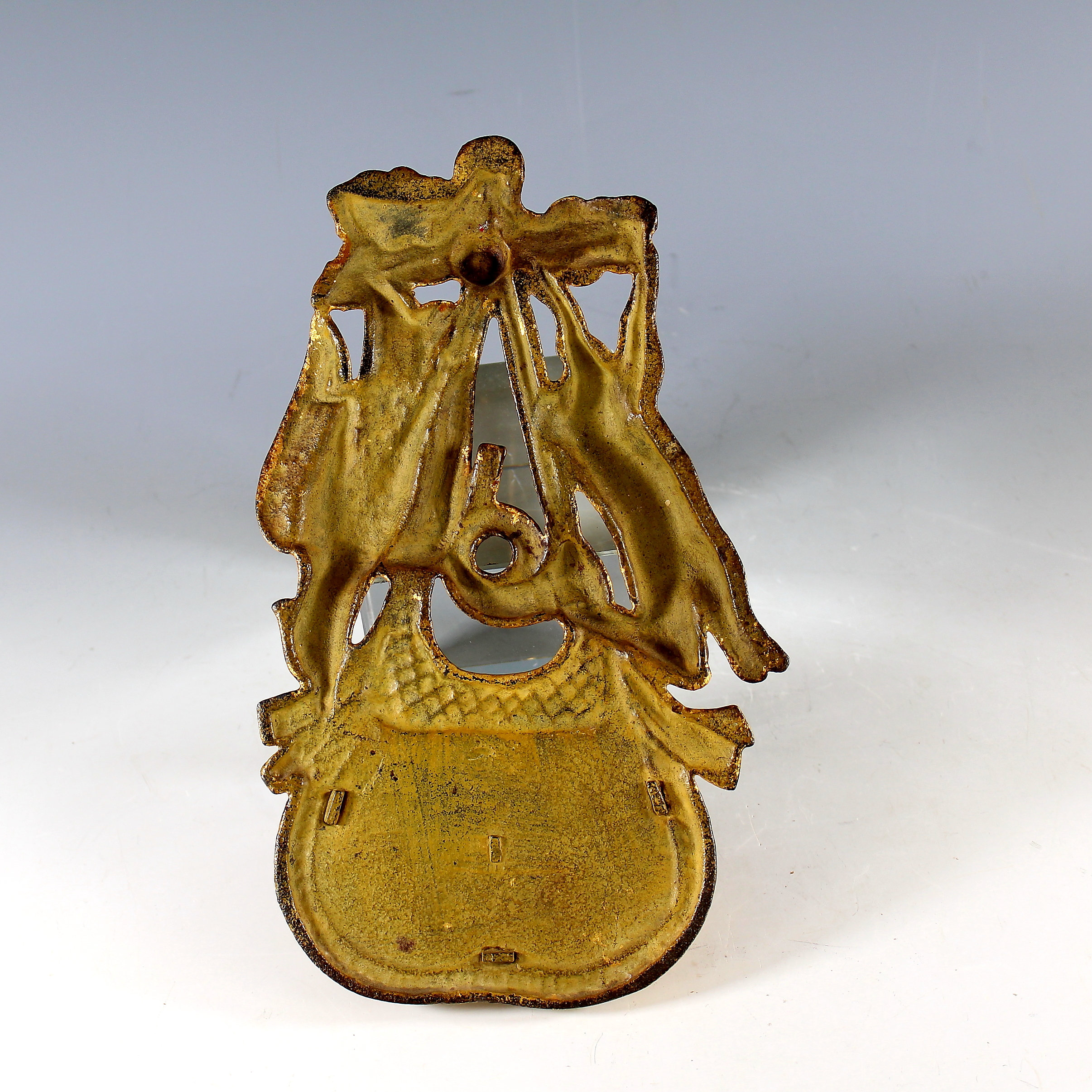 Vintage Gilt Metal Match Safe Holder Hunting Scene - Etsy