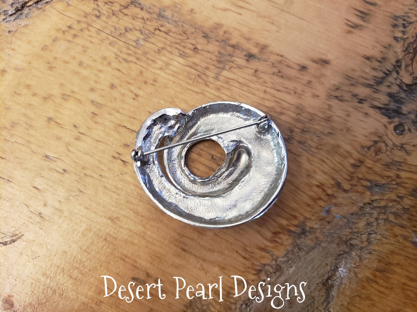 Classy Coiled Vintage Brooch Silver Tone Coil Pin Retro - Etsy