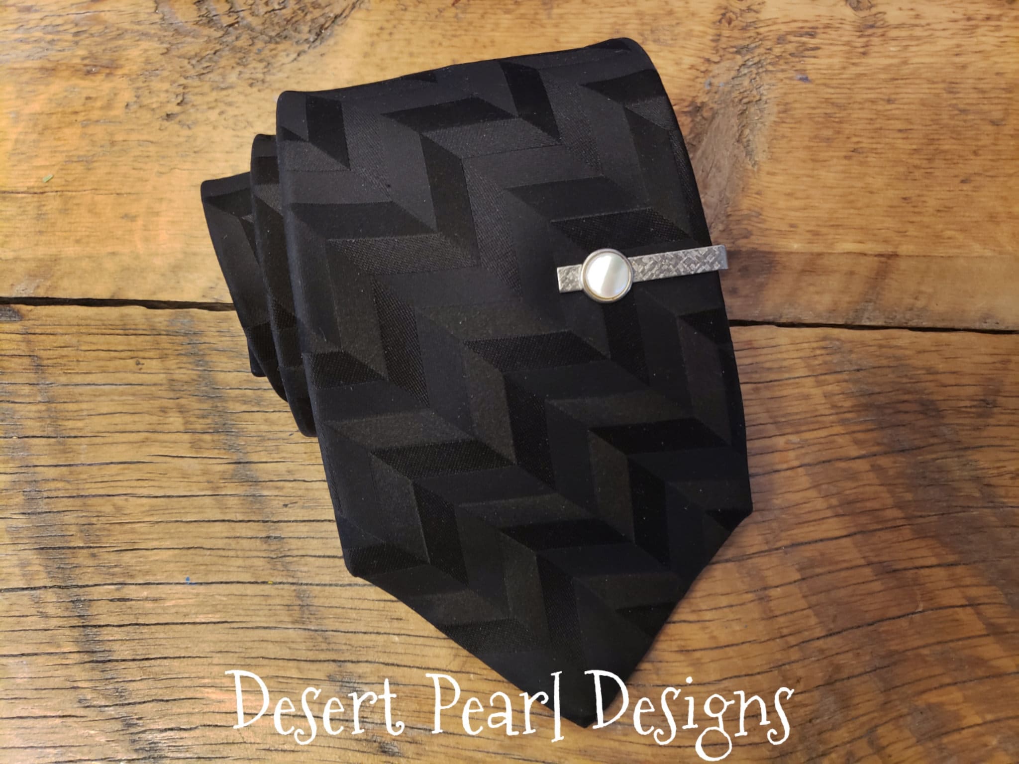 Minimalist circle necktie clip silver toned tie clip classy - Etsy.de