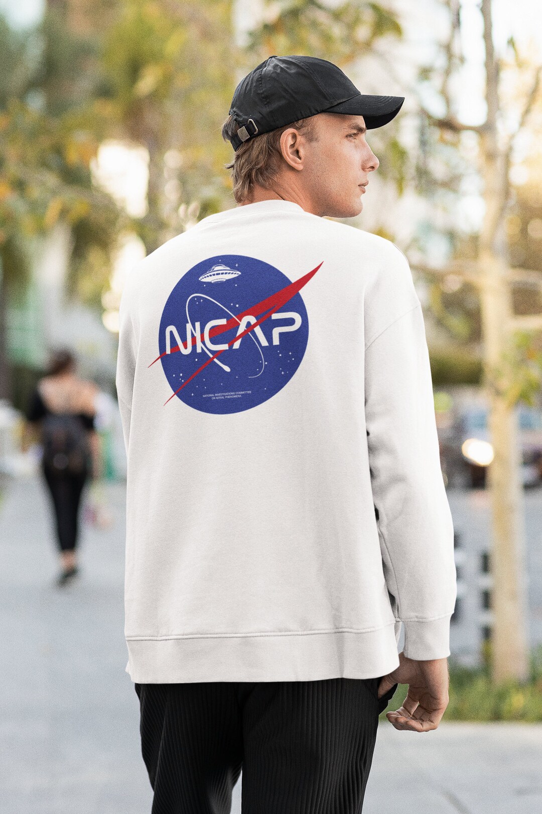 NICAP NASA Sweatshirt, X-files, Aerial Phenomena Sweatshirt, NASA ...