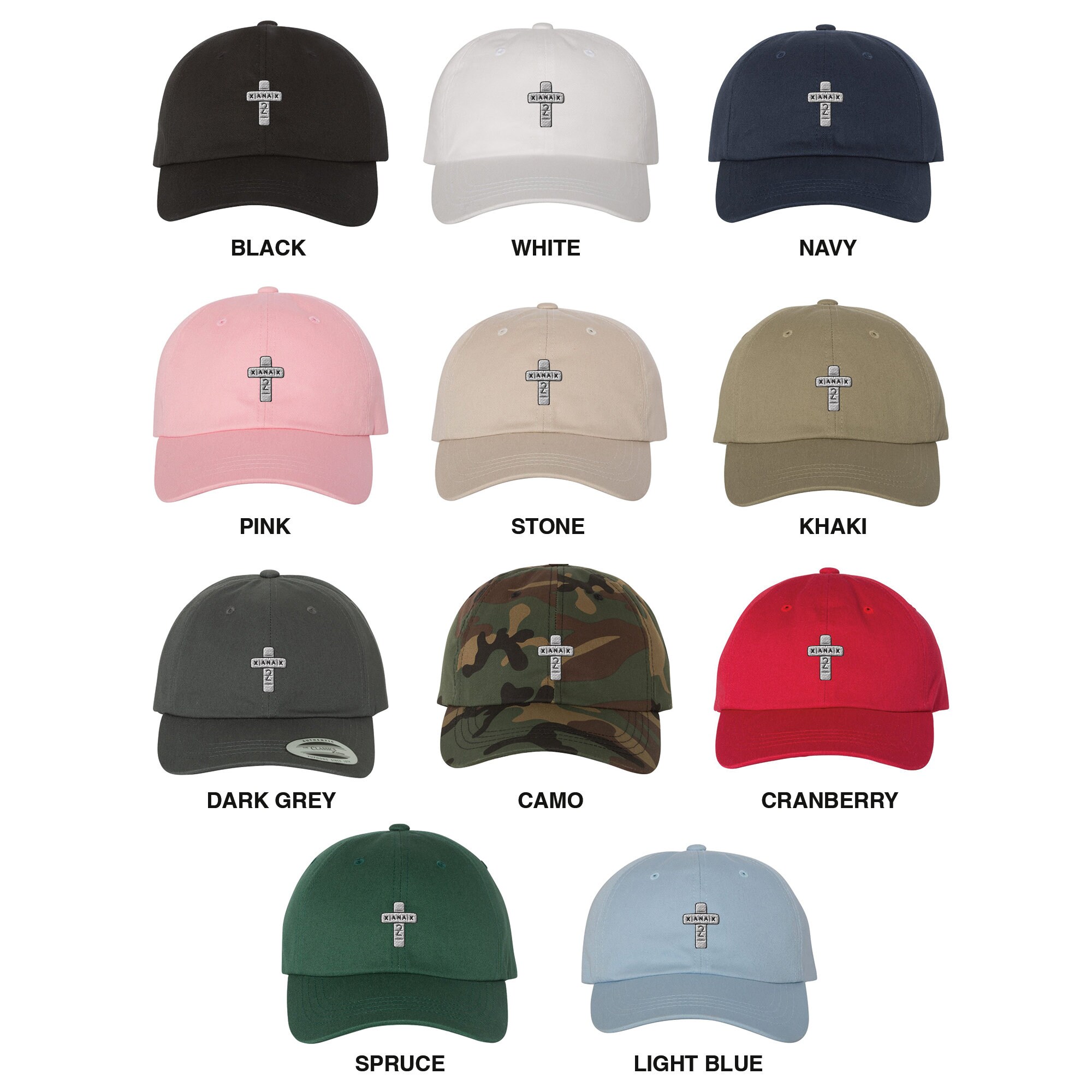 Xanny Bars Embroidered Dad Hat, Anxiety, Xanax, Multiple Colors - Etsy